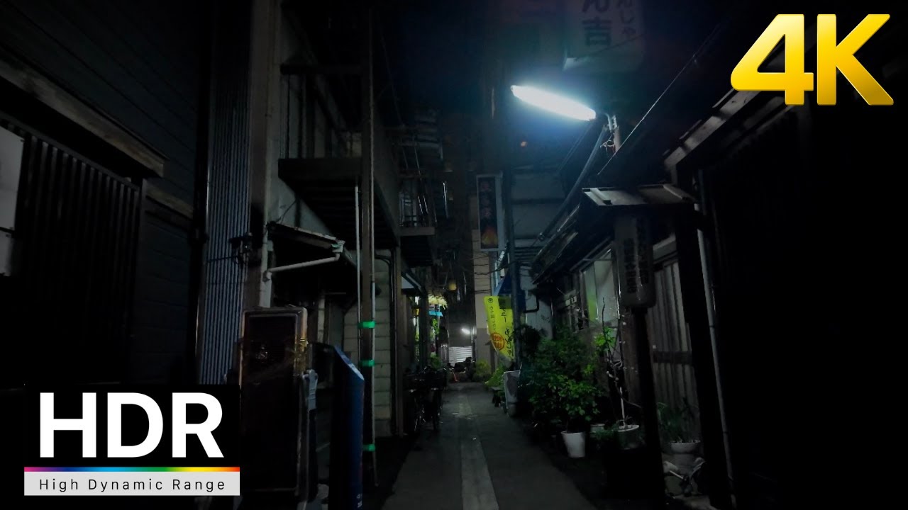 JAPAN - 3AM Midnight Walk in Kachidoki Tokyo【4K HDR】 - YouTube