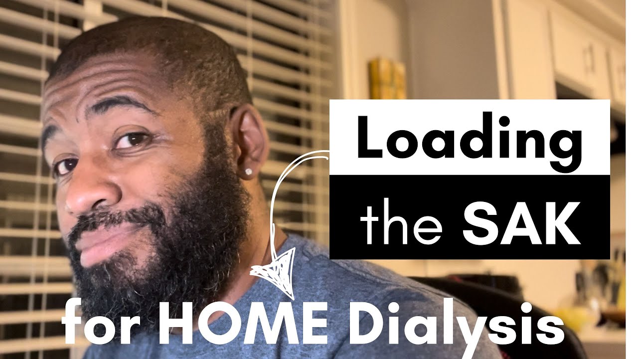 HOME DIALYSIS SETUP: Step 1 LOAD the SAK for Pureflow - YouTube