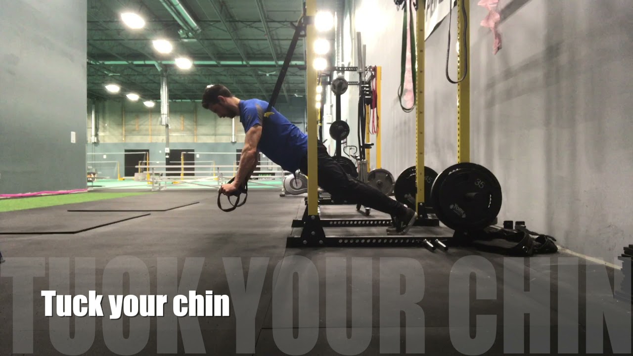 Inside-out suspension trainer push-up - YouTube