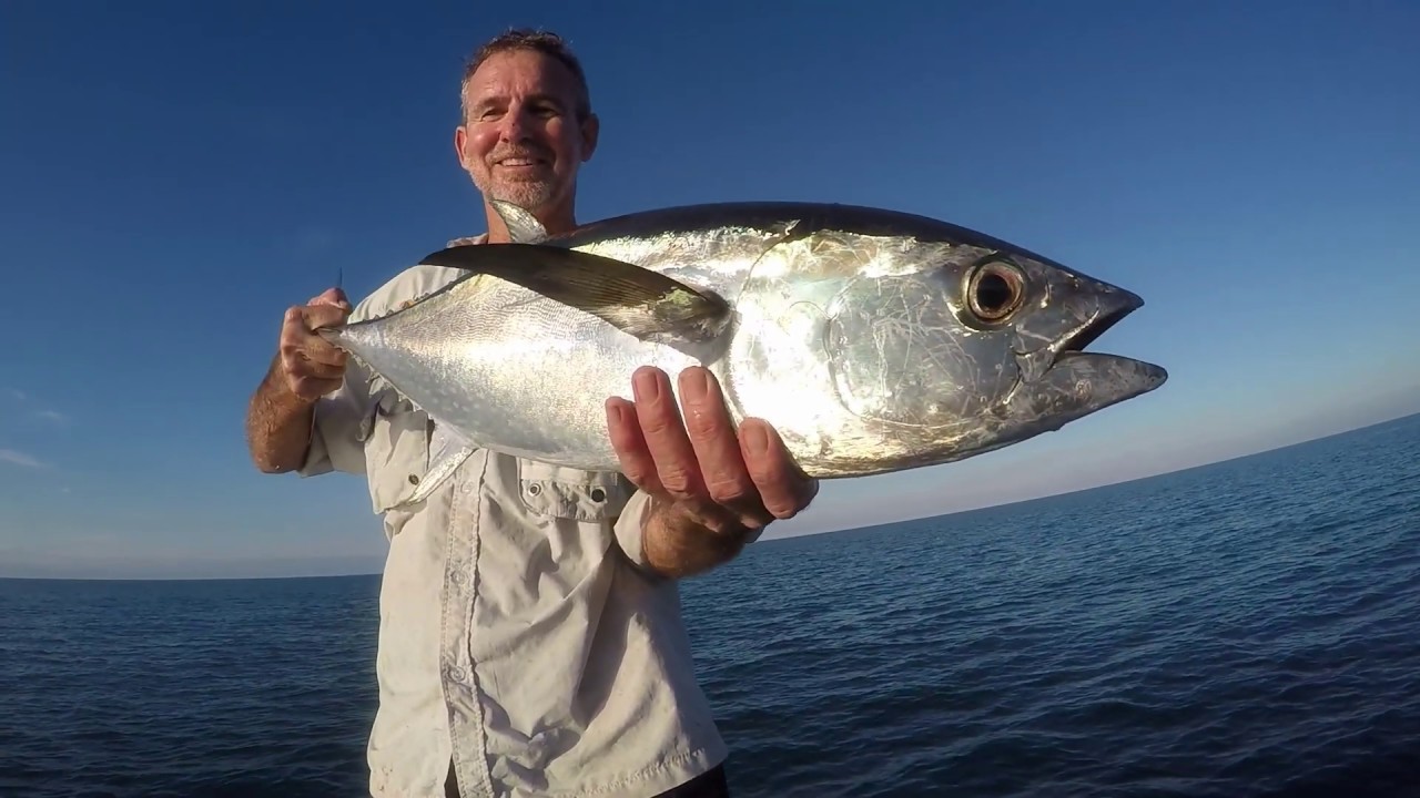 Gettting jiggy on the riggy - Darwin oil rig fishing trip - YouTube