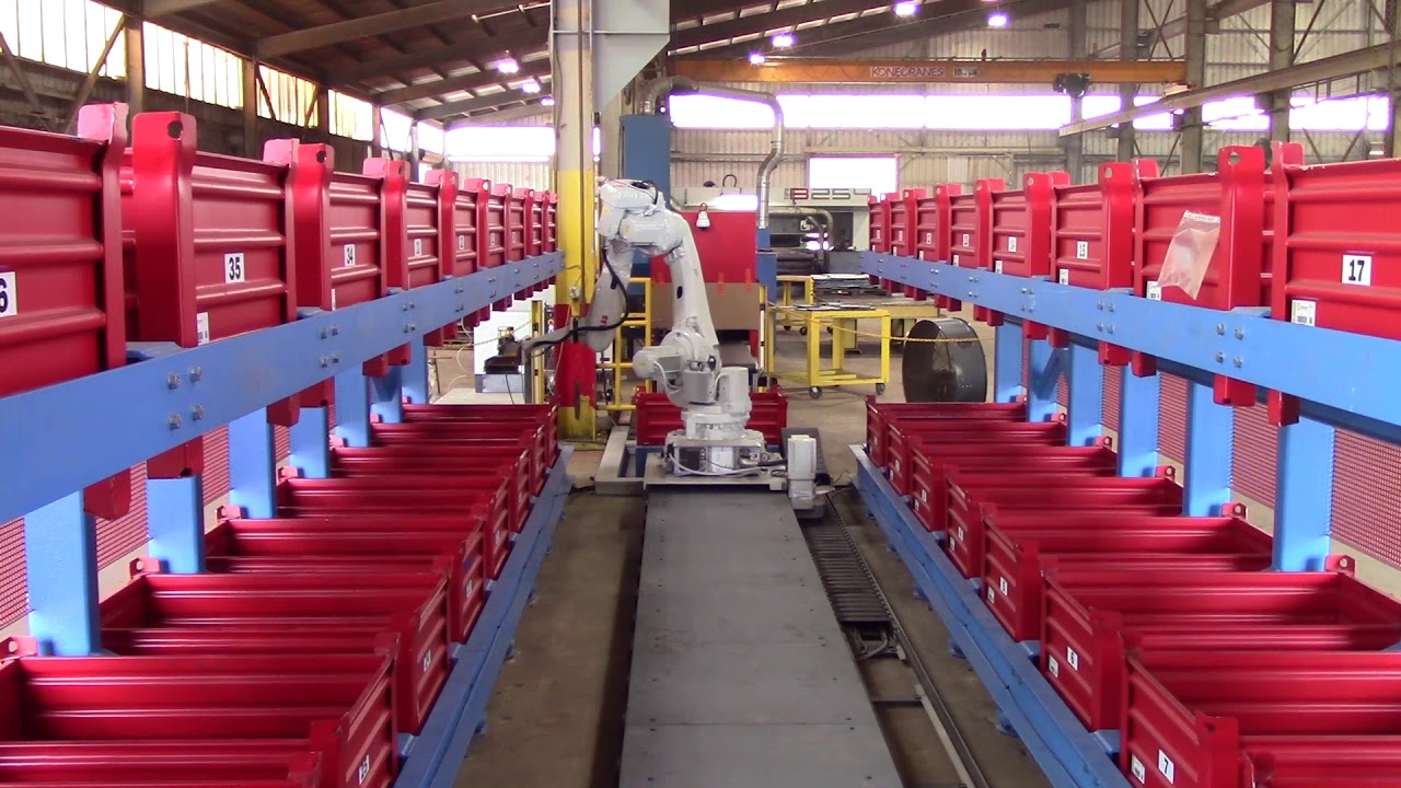 Southland Steel - Robotic Part Sorter - YouTube