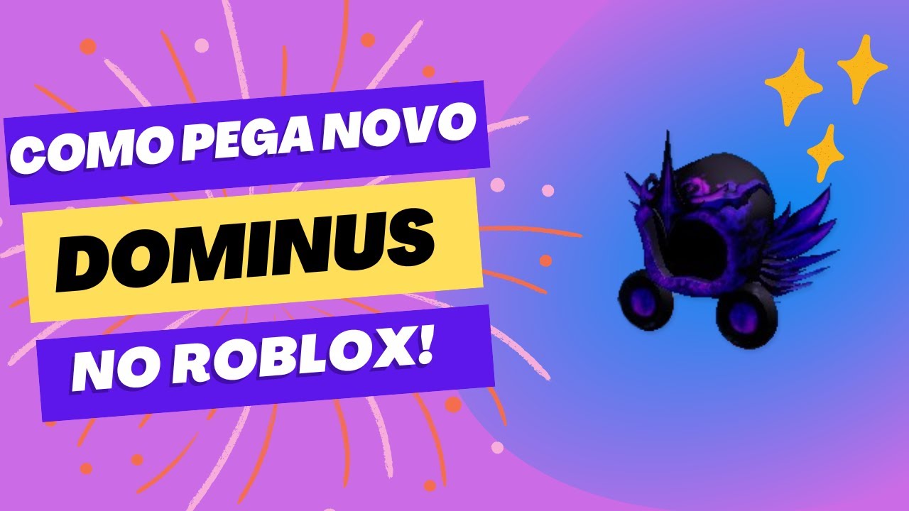 como pega novo dominus no roblox - YouTube