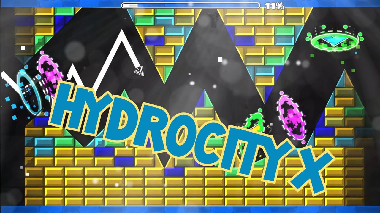 So I decided to work on Hydrocity City.... | Geometry dash | Hydrocity ...
