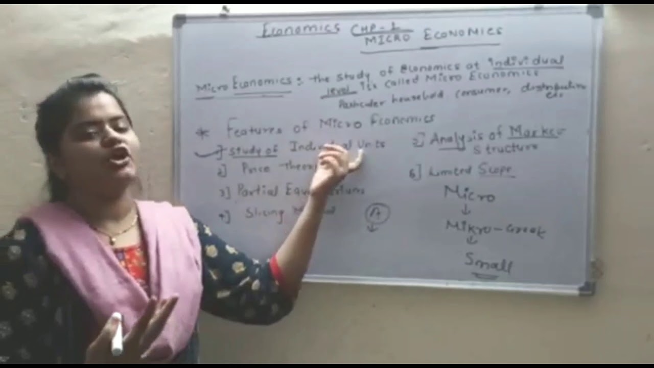 STD -Xll. MEANING AND FEATURES OF MICRO ECONOMICS - YouTube