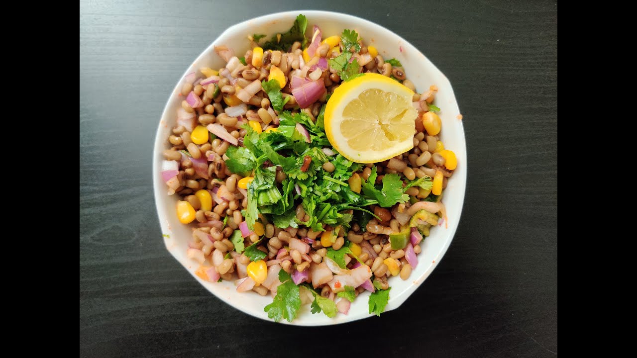 QUICK BLACK EYED PEAS SALAD| BOBBARLU/ALASANDALU SALAD RECIPE|HEALTHY ...