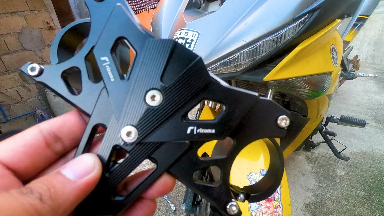 INSTALLING RIZOMA FRONT FORK STABILIZER |YAMAHA SNIPER 150 - YouTube