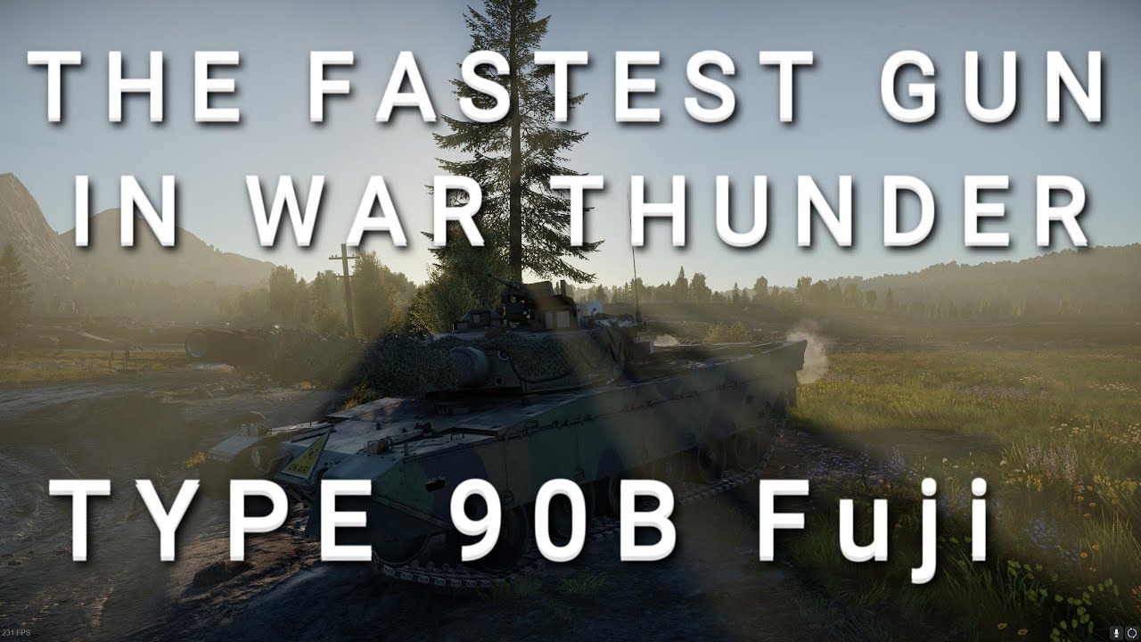 NEW ALPHA STRIKE TYPE 90B FUJI - The fastest gun in War Thunder - YouTube