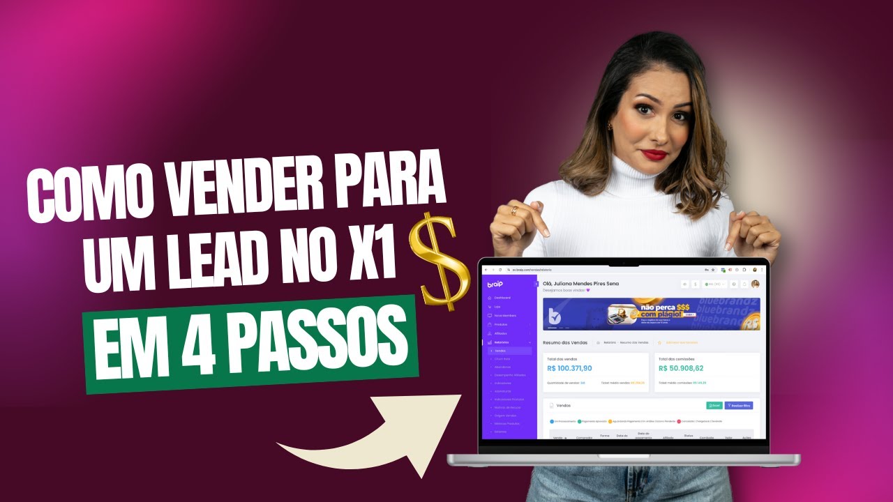 Como VENDER para um Lead no X1 com 4 passos SIMPLES - YouTube
