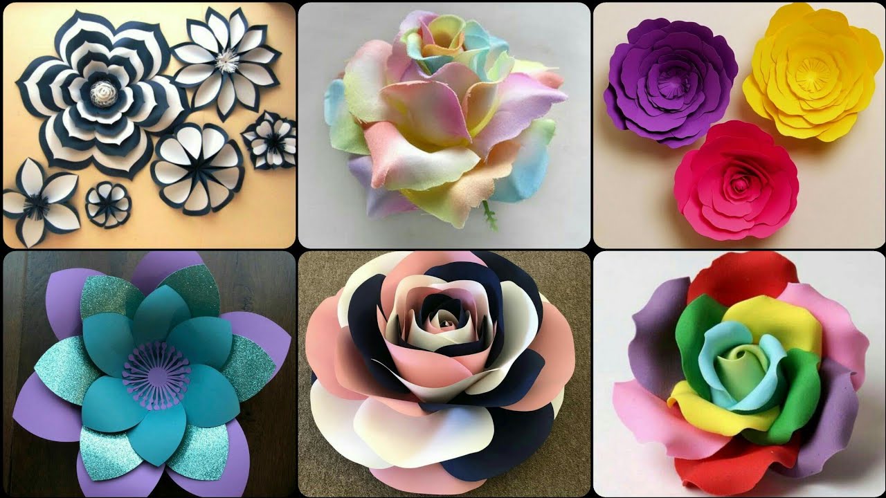 Top 40 Great Paper Craft Decorations Ideas |Easy DIY Paper Flowers You ...