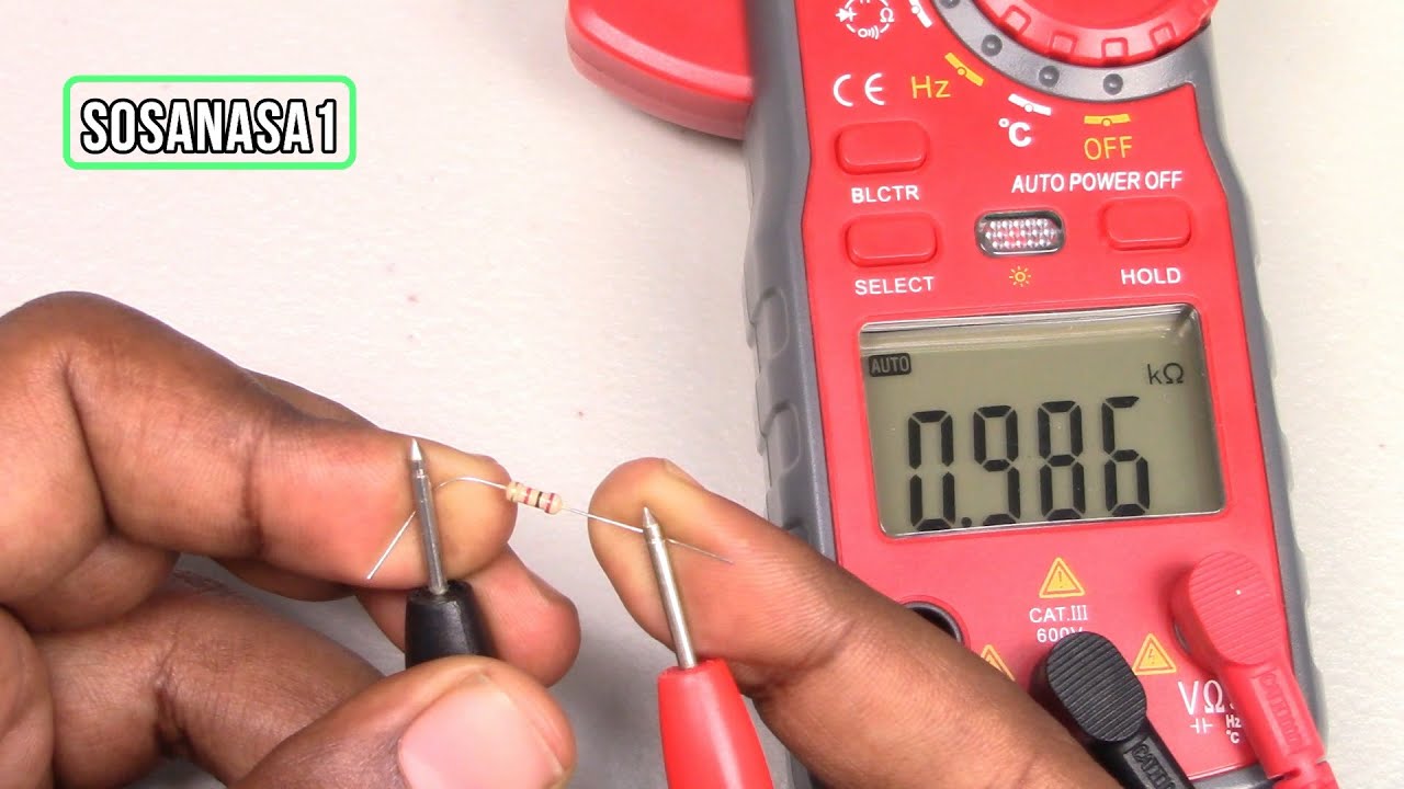 How to test and measure electric resistance with digital multimeter ...