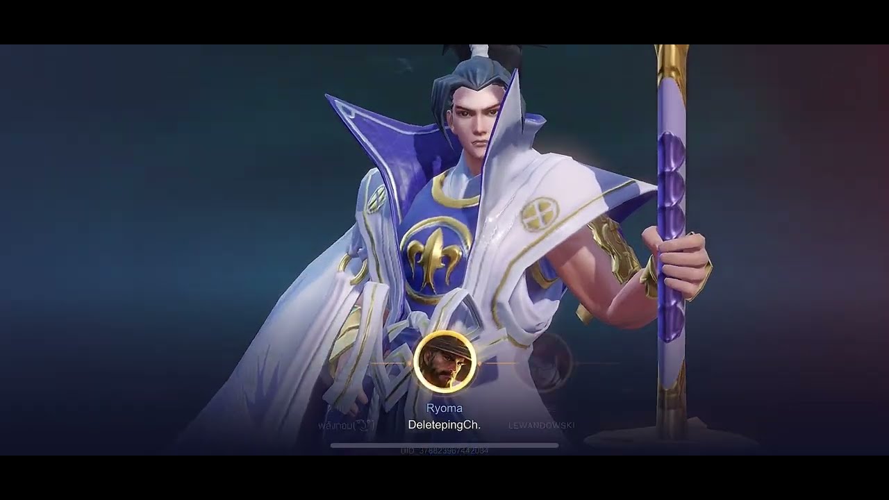 ROV : Ryoma Offlane Solo Rank มาในสกินซามูไรเลย #rov - YouTube