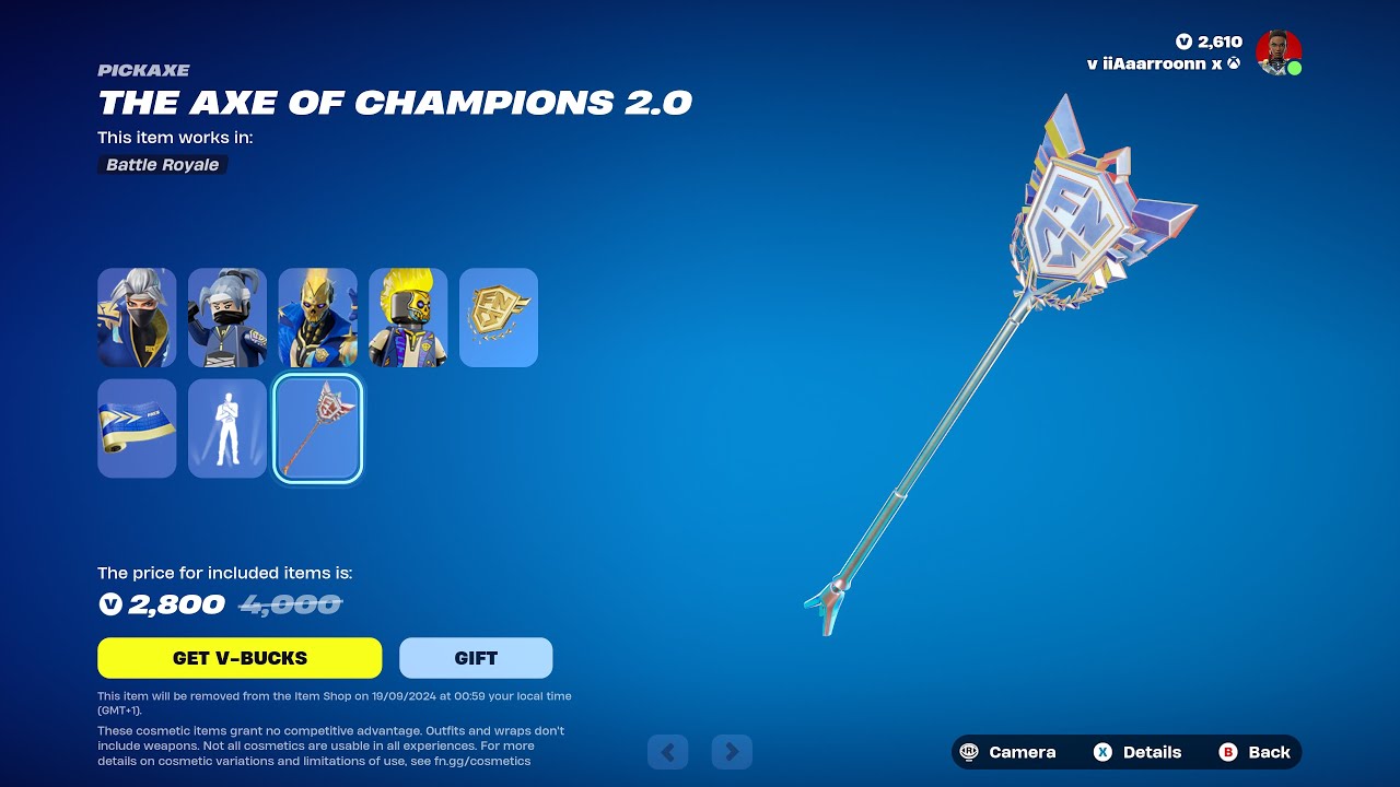 Fortnite Item Shop, September 4th 2024 - *NEW* FNCS SKINS + AXE OF ...