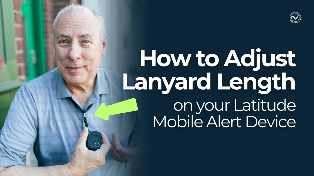 How To Adjust Lanyard Length for your Latitude Mobile Alert - YouTube