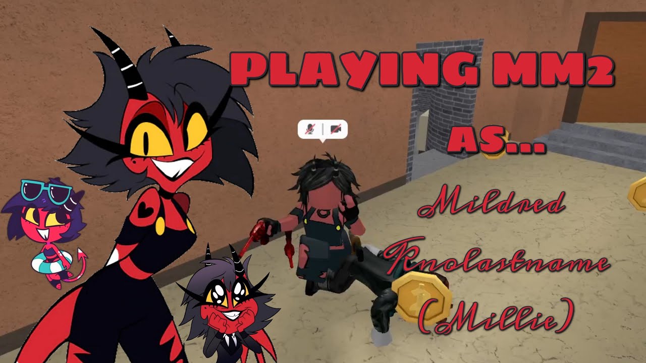 PLAYING MM2 AS MILLIE! (Helluva Boss) (Murder Mystery 2) - YouTube