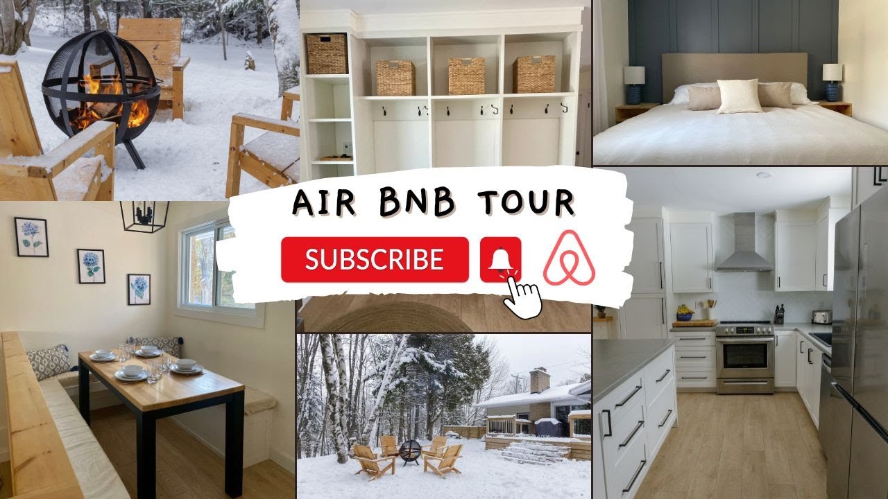 HOUSE TOUR.....Check out the inside of our newly renovated AIR BNB ...