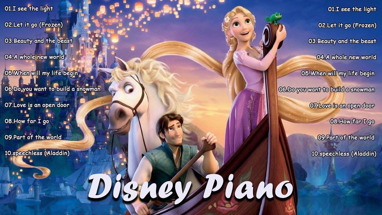 Disney RELAXING PIANO Collection -Sleep Music, Study Music, Calm Music ...