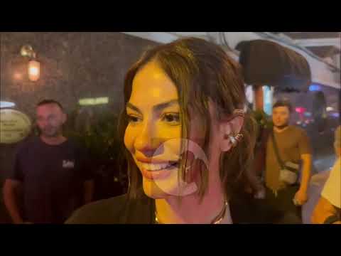 Demet Özdemir , Bebek'te mekan çıkışı görüntülendi..