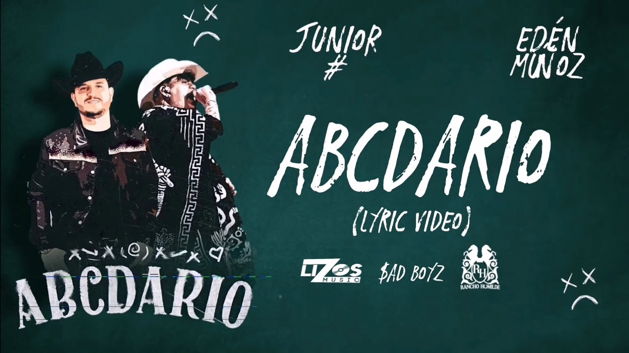 Edén Muñoz, Junior H - ABCDARIO (LETRA) Estreno 2023 - YouTube