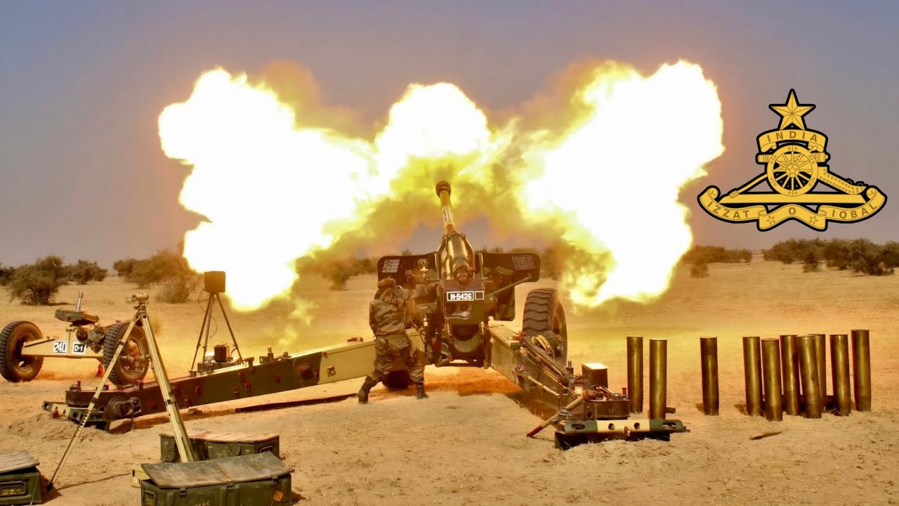 INDIAN ARMY GUNNERS Operating the M46 HOWITZER | PART 2 - YouTube