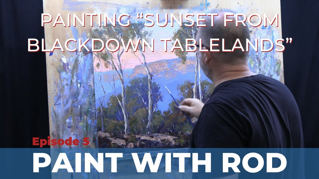 E5 Paint With Rod - Sunset Over Blackall Tablelands - YouTube