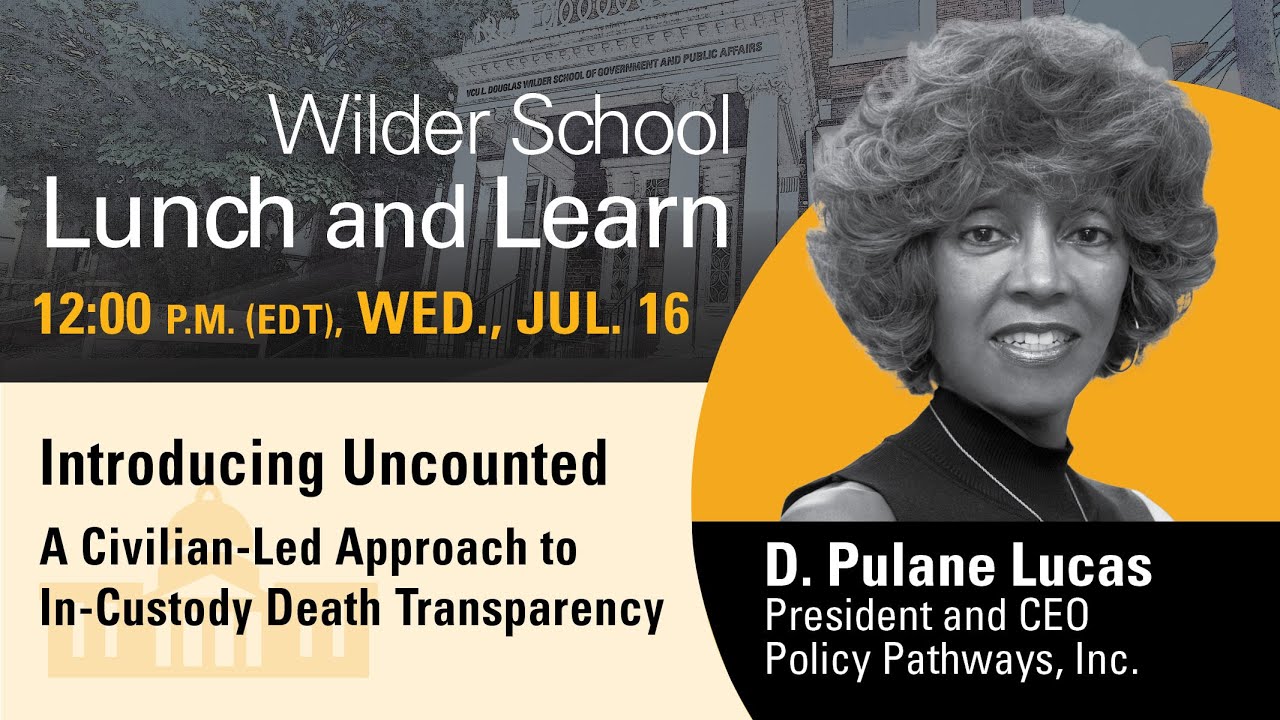 Lunch and Learn - Introducing Uncounted: A Civilian-Led Approach to In ...