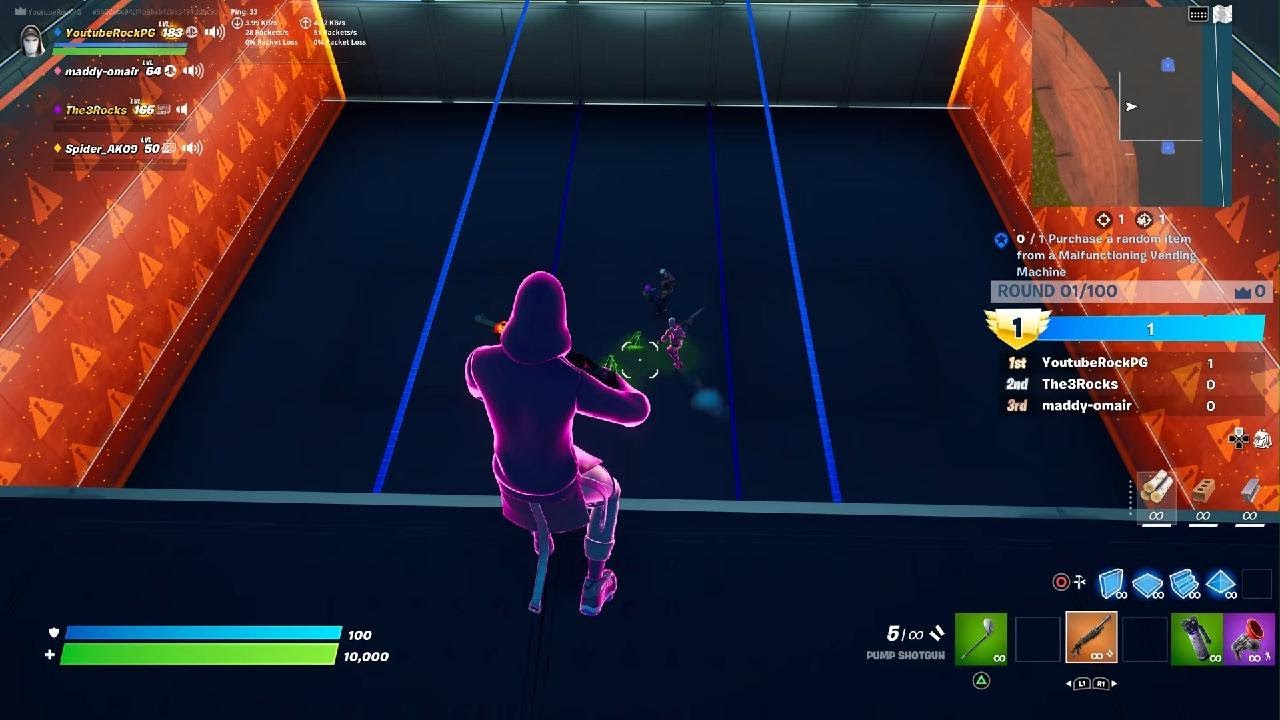 Trolling my friends in a hacked 1v1 map!THEY BOTH LEFT!!!! - YouTube