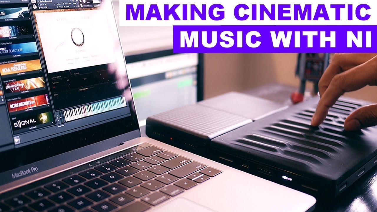 Make CINEMATIC music with Native Instruments! And the Seaboard Block ...