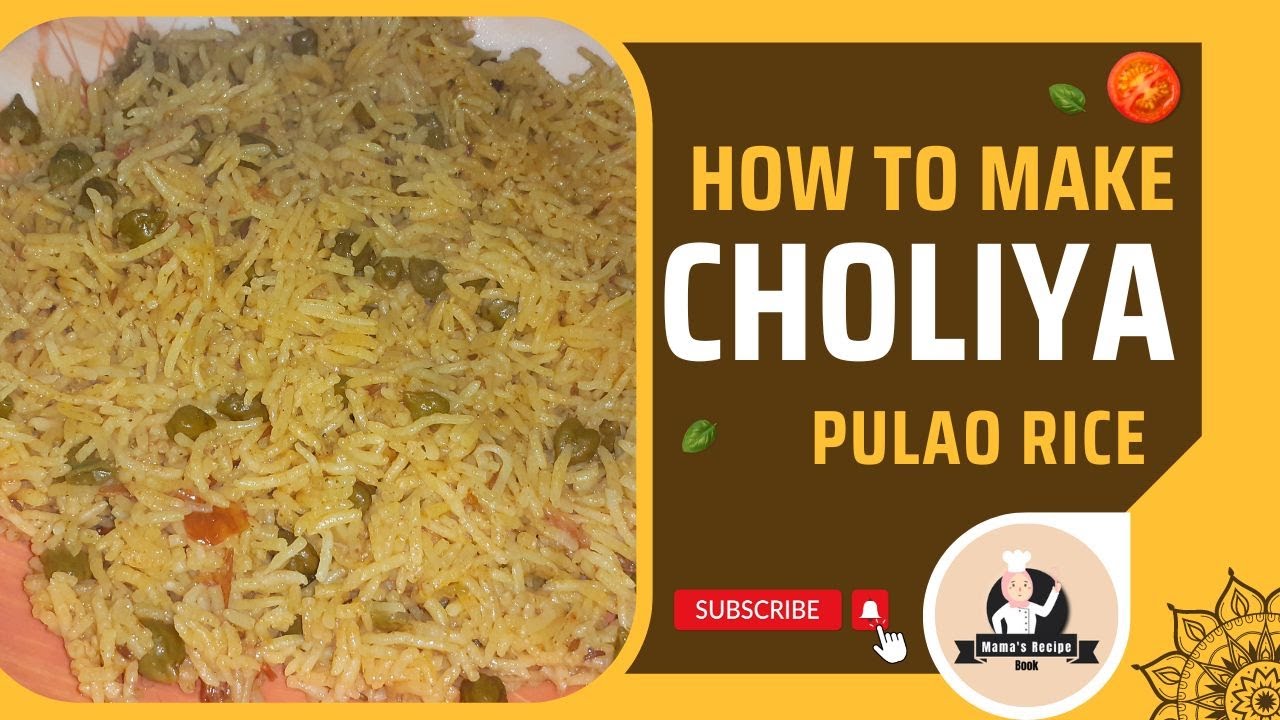 Choliya Pulao Recipe By Mama's Recipe Book/Green chickpeas Rice/Green ...