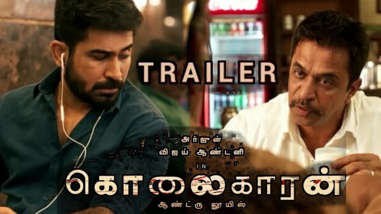 Kolaigaran Official Trailer breakdown | Arjun, Vijay Antony, Ashima ...