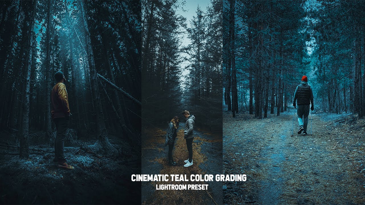 Lightroom Mobile Cinematic Teal Color Grading tutorial | Moody Blue ...