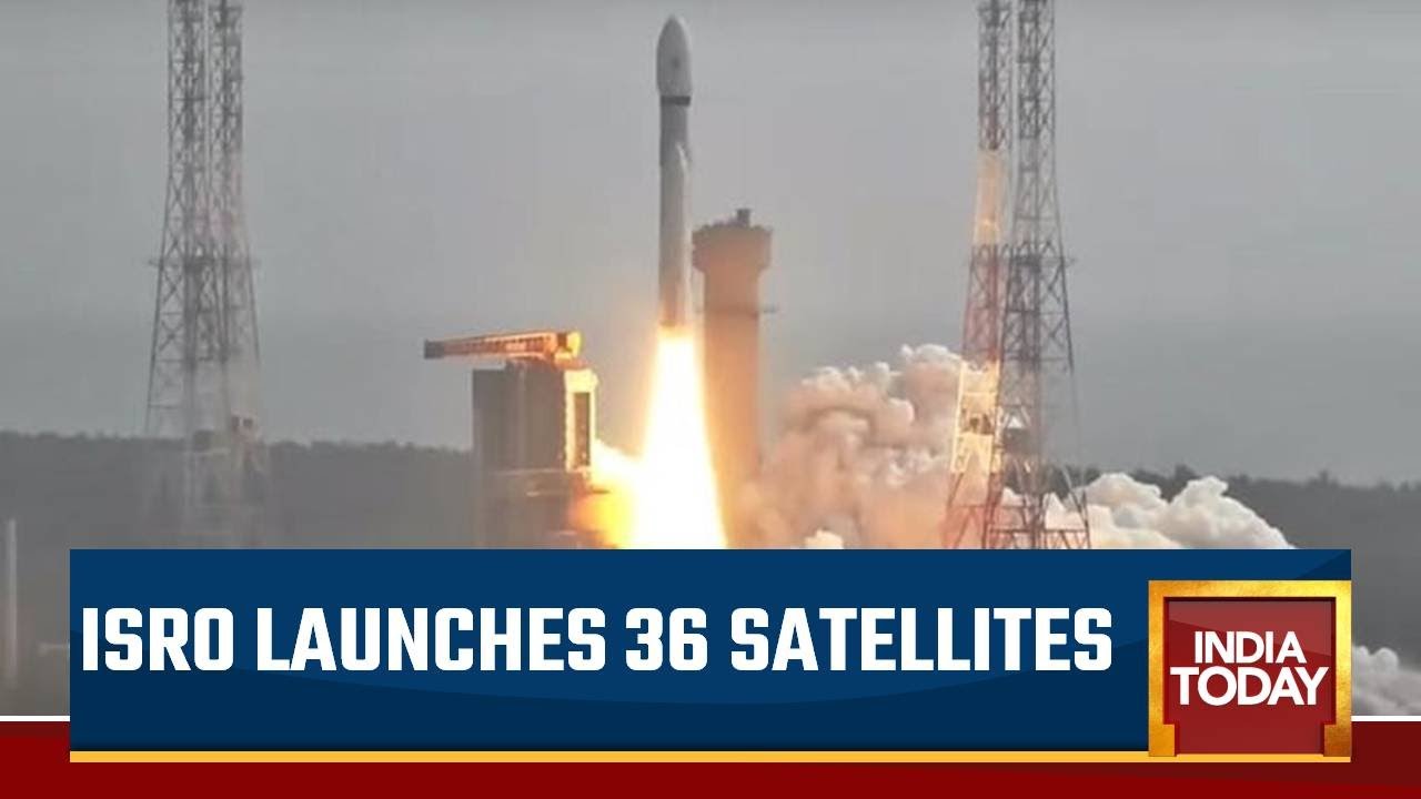 Watch: ISRO Launches 36 OneWeb Internet Satellites To Space On LVM-III ...