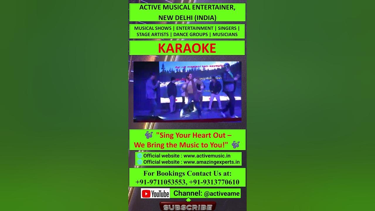 🎤 Best Karaoke System for Events | Delhi NCR 🎶 | Karaoke Machine on Rent | Mere Sapno ki Rani ...
