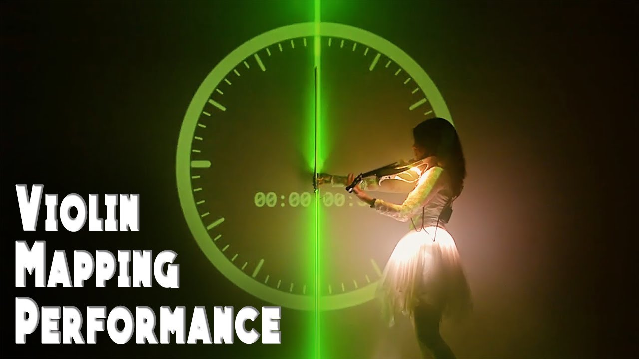 Projection Mapping Violin Performance - VioDance - YouTube