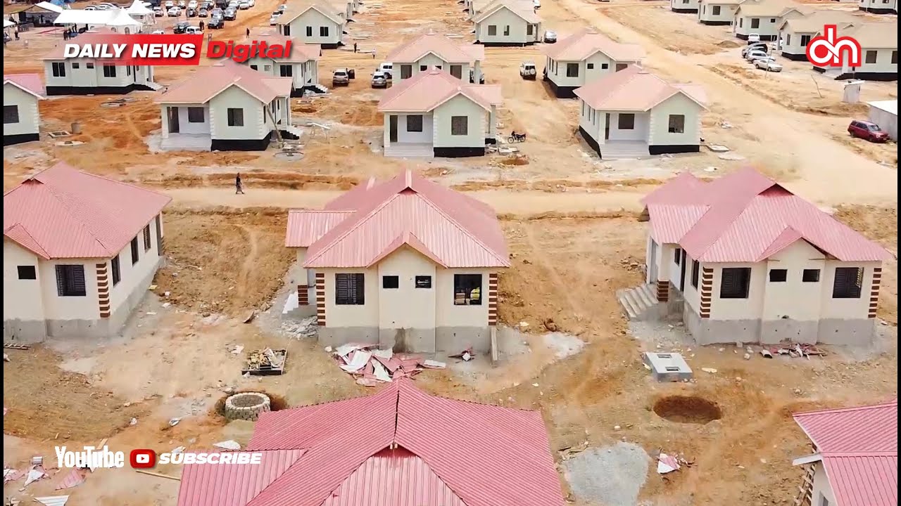 #TAZAMA| MUONEKANO WA UJENZI WA NYUMBA ZA NHC DODOMA ULIPOFIKIA - YouTube