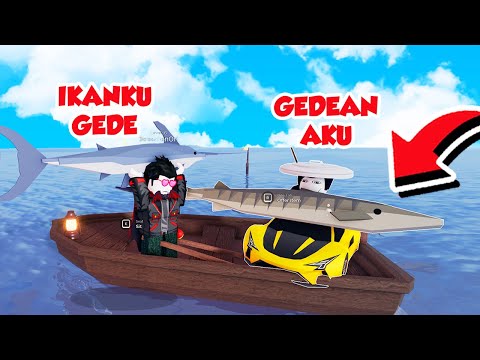 ODO DAN STRESMEN MANCING IKAN LANGKA DI ROBLOX!!!