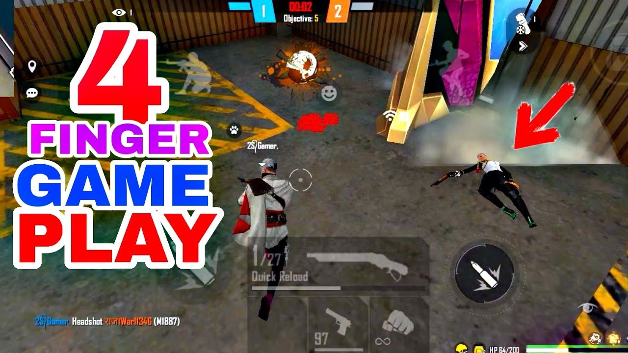 Lone wolf rank ||Four finger game play || 2S Gamer @TotalGaming#2sgamer ...