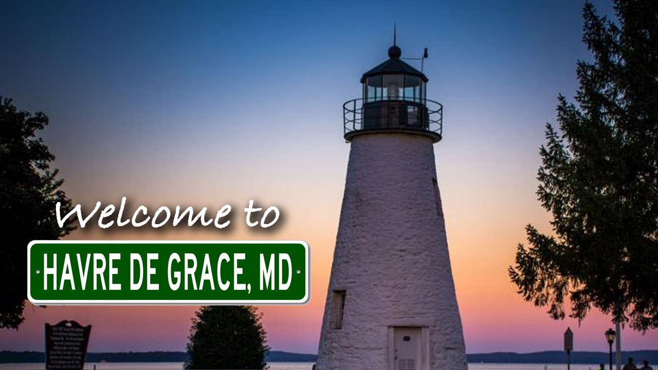 4k Aerial tour of Havre de Grace, Maryland - YouTube