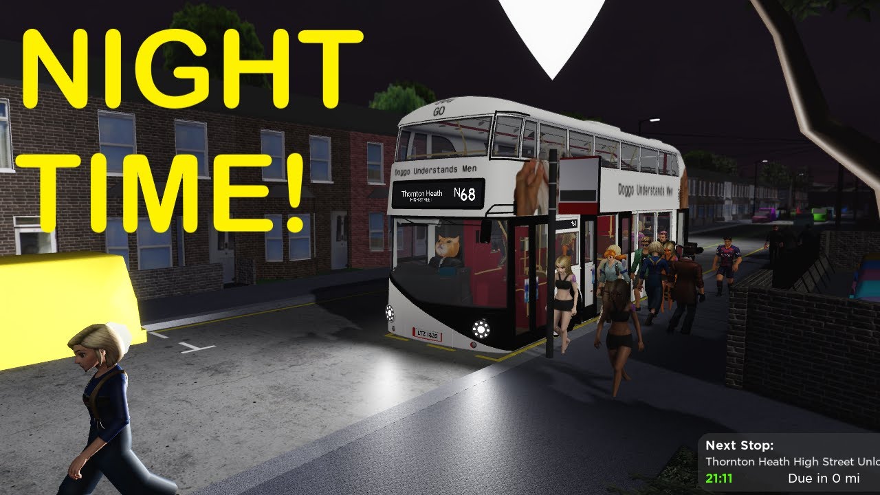 DRIVING a NIGHT BUS Route! - YouTube