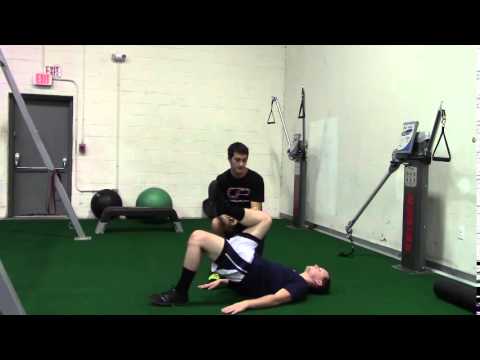 Single-Leg Supine Bridge - YouTube