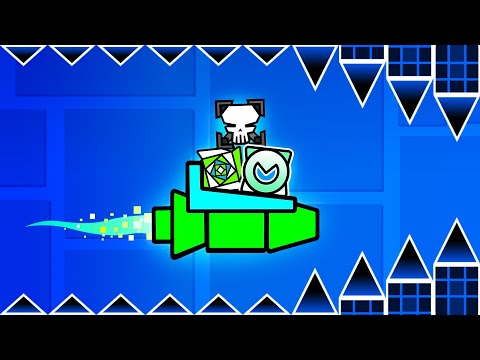 3 Игрока Управляют ОДНОЙ ИКОНКОЙ в Geometry Dash!