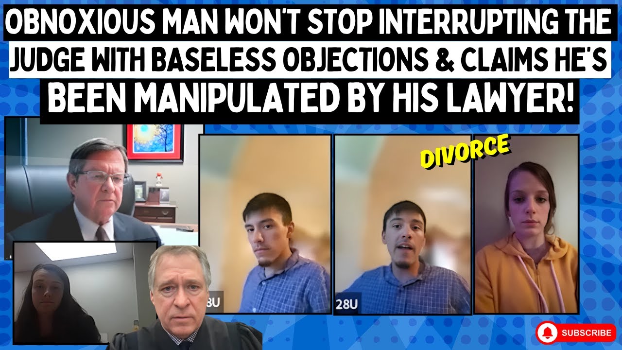 Obnoxious Man Won’t STOP Interrupting Judge With Baseless Objections ...
