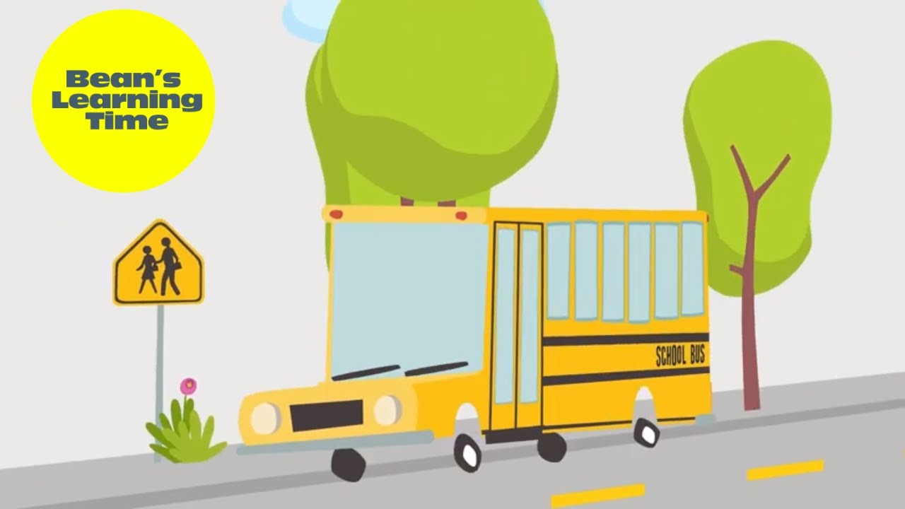 #TheWheelsOnTheBus The Wheels on the Bus 2D Animated Cartoon Nursery ...