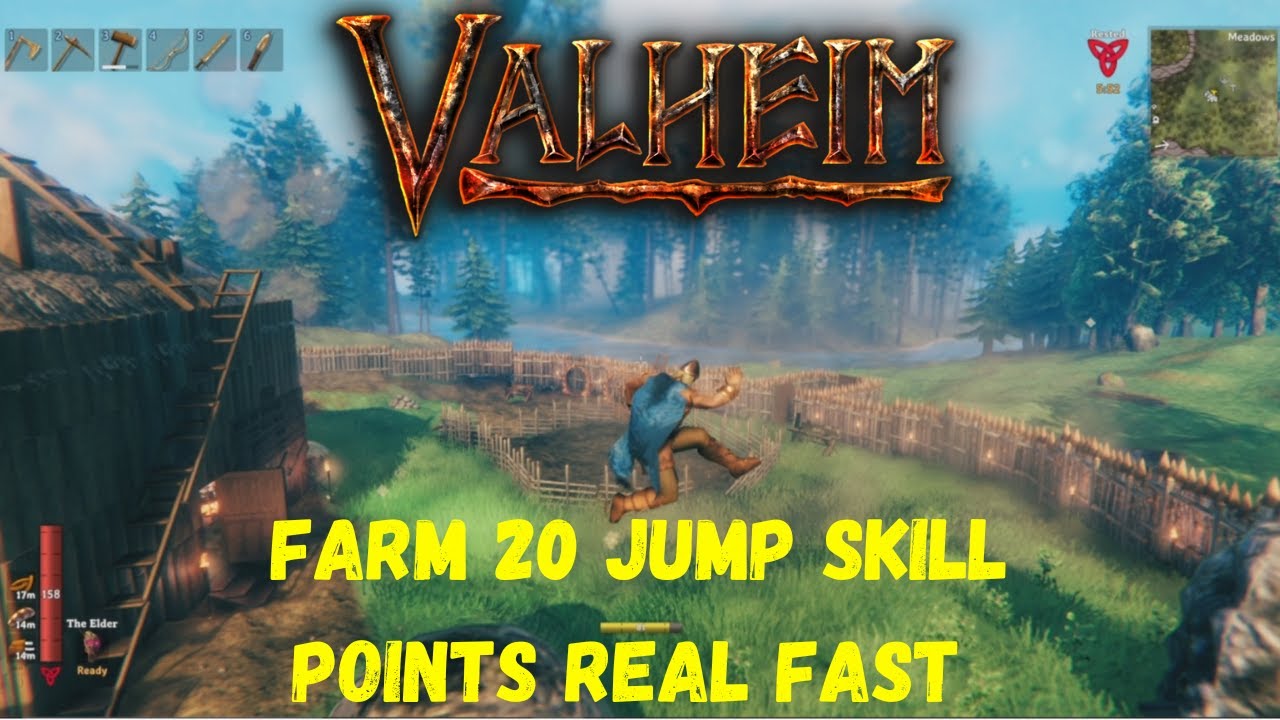 A silly (but effective) way to raise your jumping skill in Valheim ...