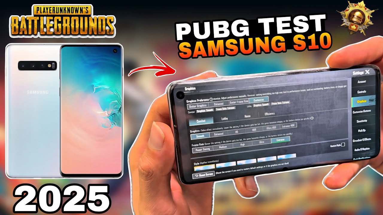 Samsung S10 PUBG test | 3.7 update | 60 fps 🔥 - YouTube