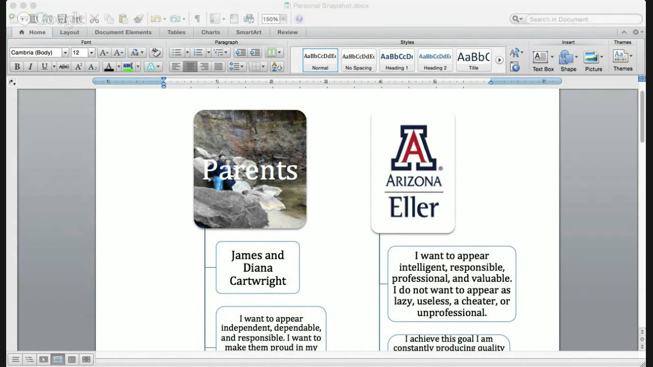 Personal Snapshot Assignment - YouTube