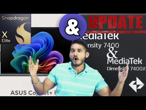 🔥 Dimensity 7400 & 7400X Full Details | Asus Zenbook A14 OLED 🔥 Snapdragon X Elite laptop - YouTube