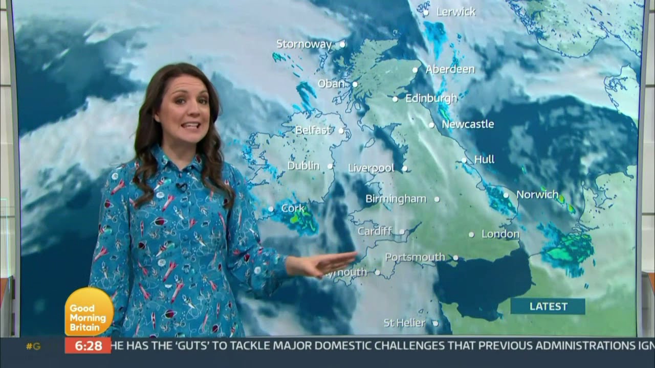 Laura Tobin - Good Morning Britain Weather 6th October 2021 - YouTube