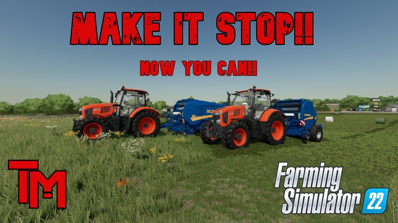 STOP! Round Baler Extension mod for FS22! - YouTube