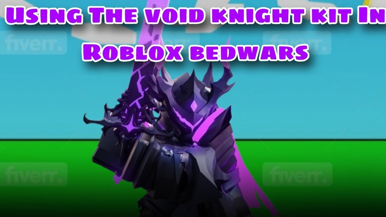 Using the void knight kit in Roblox Bedwars - YouTube