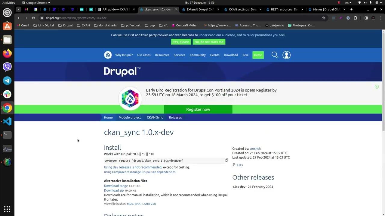 CKAN Sync on Drupal - YouTube